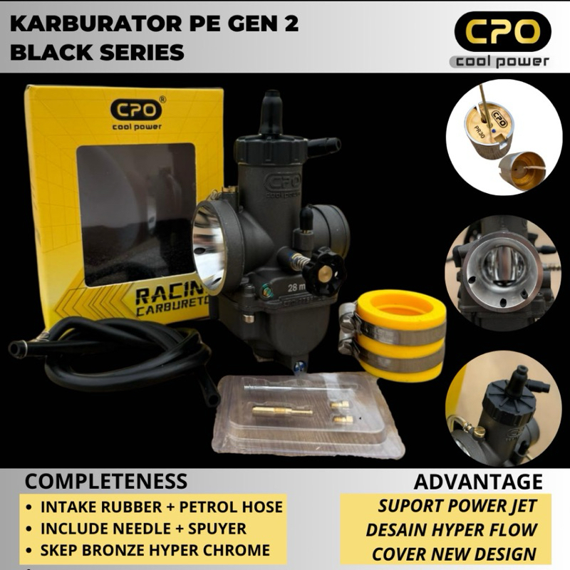 Jual Karbu Karburator CPO PE 24 30 P Racing - Carbu Carburator Carburetor CPO PE24 PE 26 PE28 ...