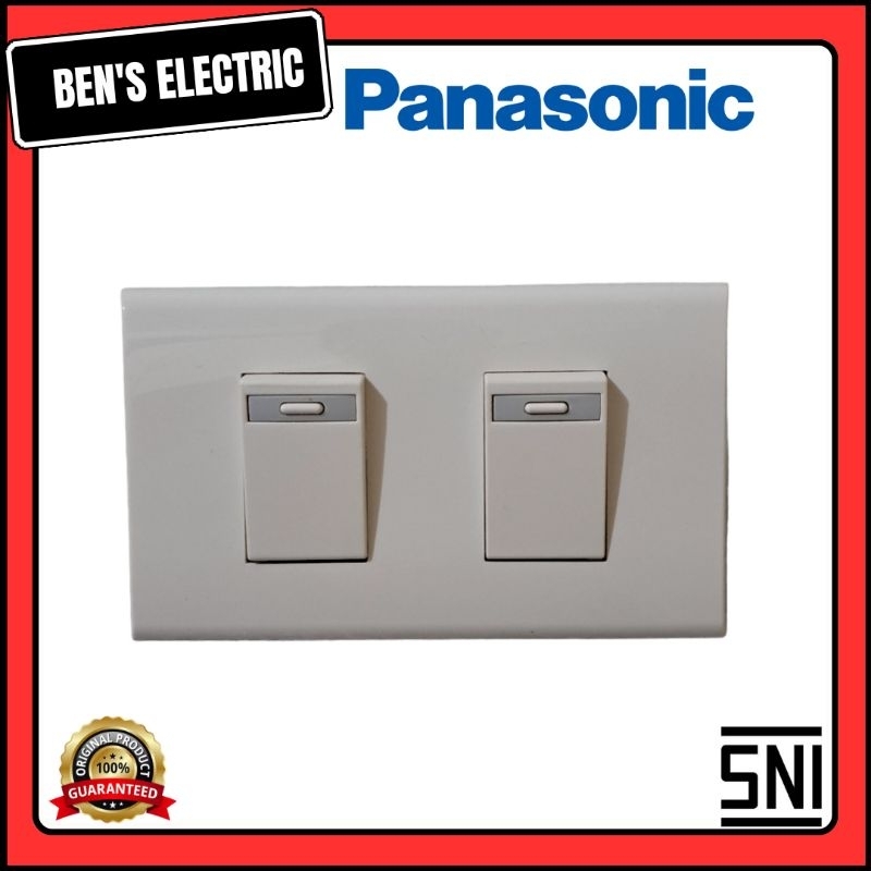 Jual Panasonic frame + saklar seri box model panjang inbow/tanam ...