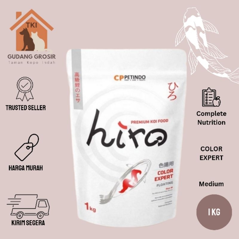 Jual Hiro COLOR EXPERT 1kg Premium Koi Food Khusus Warna M 5mm 1 kg | Shopee Indonesia