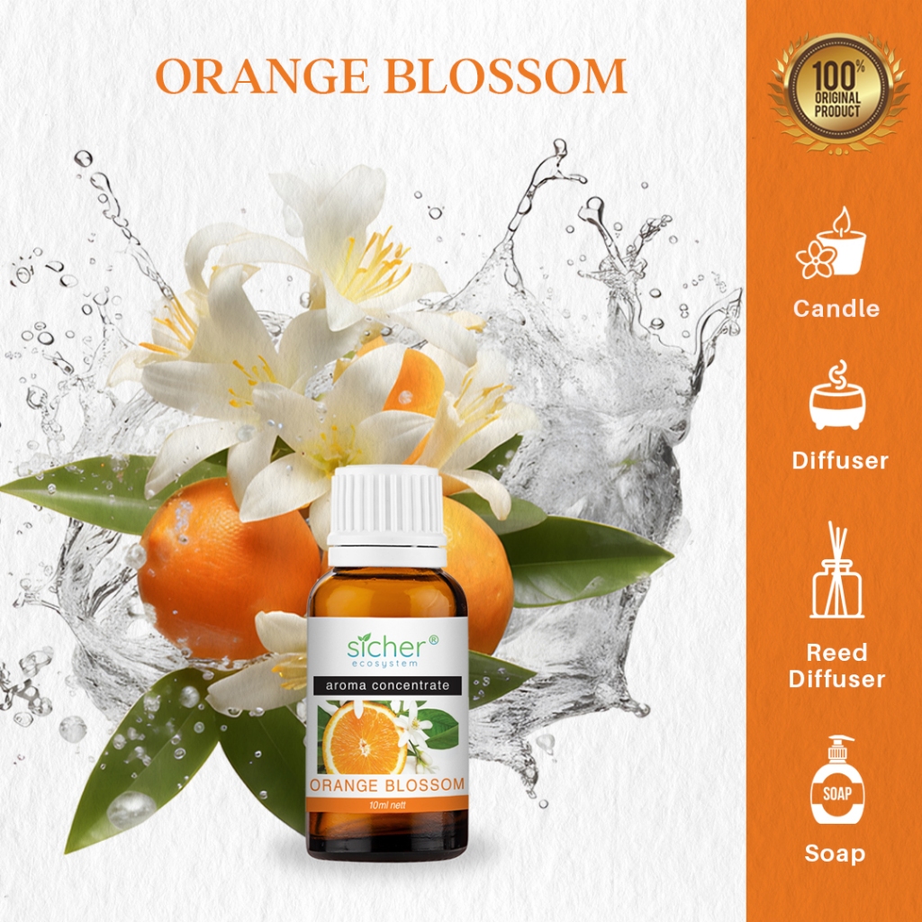 Jual Sicher Fragrance Oil Orange Blossom 10ml | Shopee Indonesia