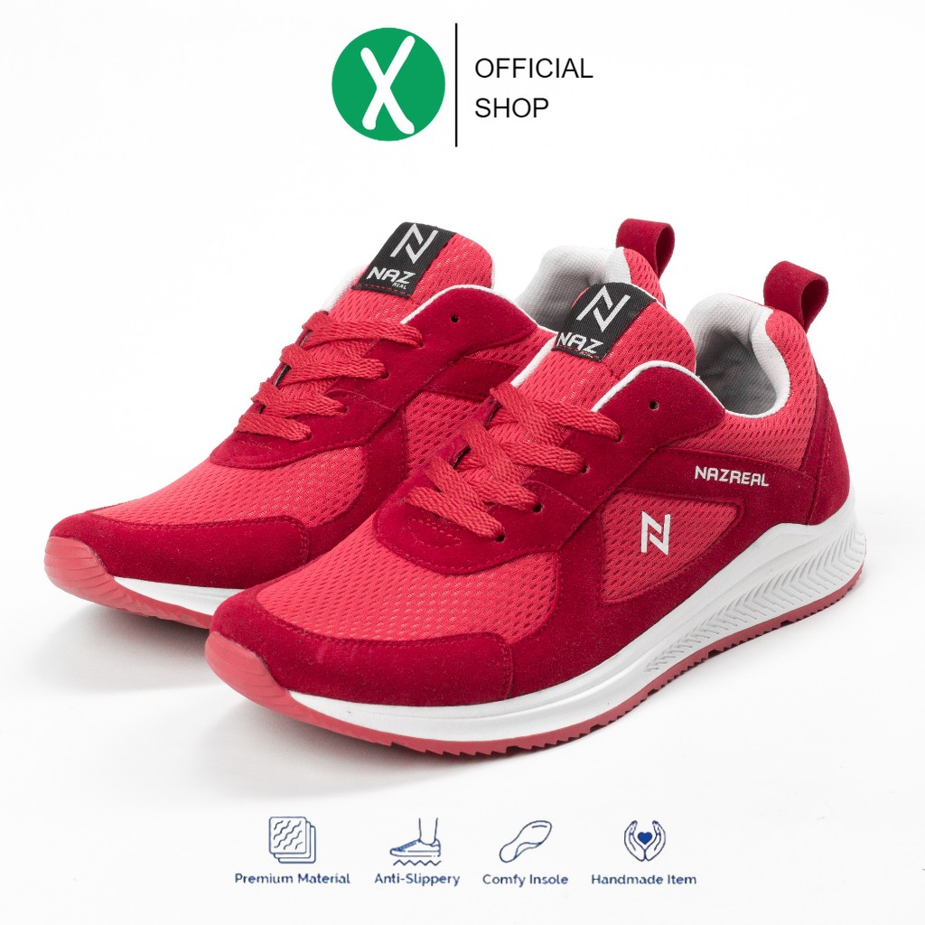 Jual LOTUS RED - Sepatu Sneakers Pria Casual Sepatu Olahraga Sporty ...