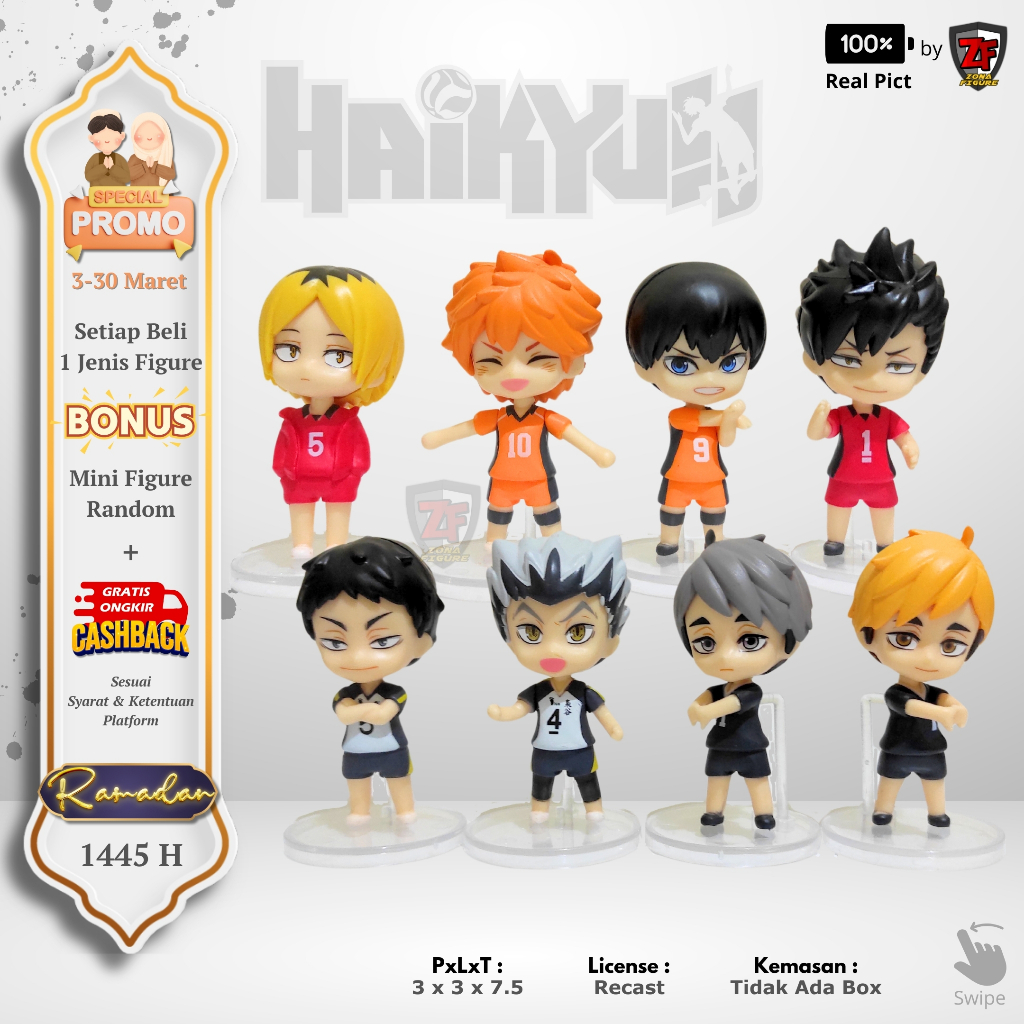 Jual Haikyu!! Chibi Set Action Figure Haikyu!! Mainan Toys Koleksi ...