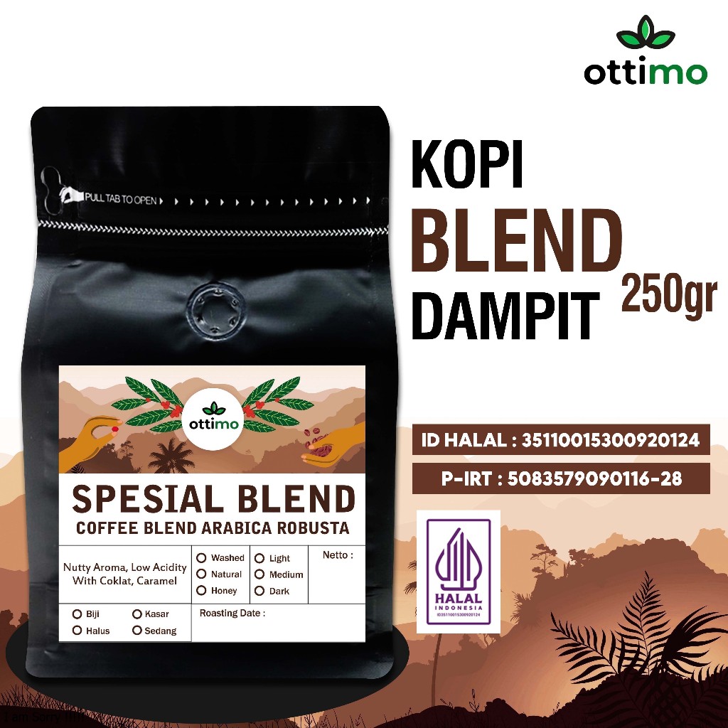 Jual Ottimo Kopi 250gr / Kopi / Kopi Bubuk / Kopi Hitam / Kopi Blend ...