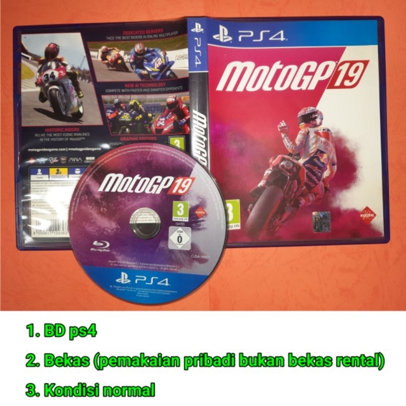 Jual BD kaset ps4 (motogp18) | Shopee Indonesia