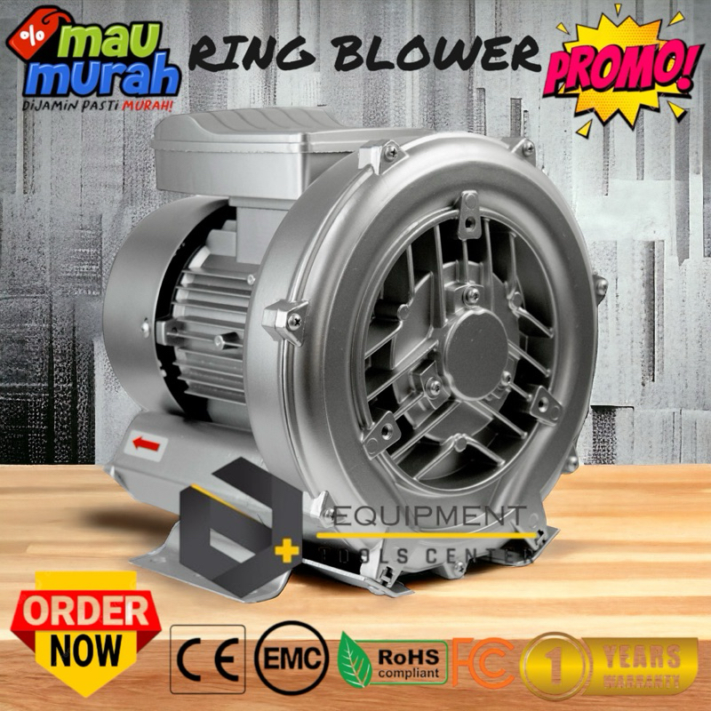Jual Ring Blower 1HP Rotor HB 750 380V Centrifugal Blower Vortex Tambak ...