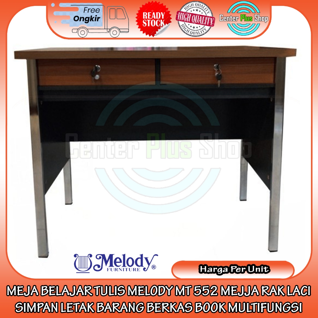 Jual [Kargo] MEJA BELAJAR TULIS MELODY MT 552 MEJJA RAK LACI SIMPAN ...