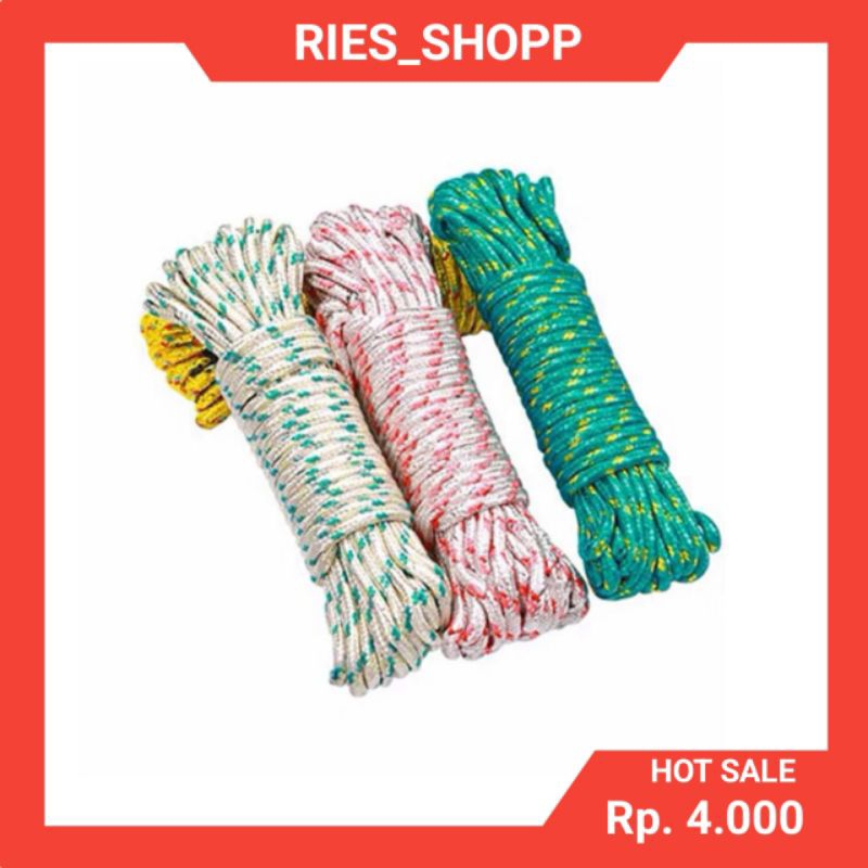 Jual TALI JEMURAN NILON 10 METER, TALI SERBAGUNA TAKI CAMPING | Shopee ...