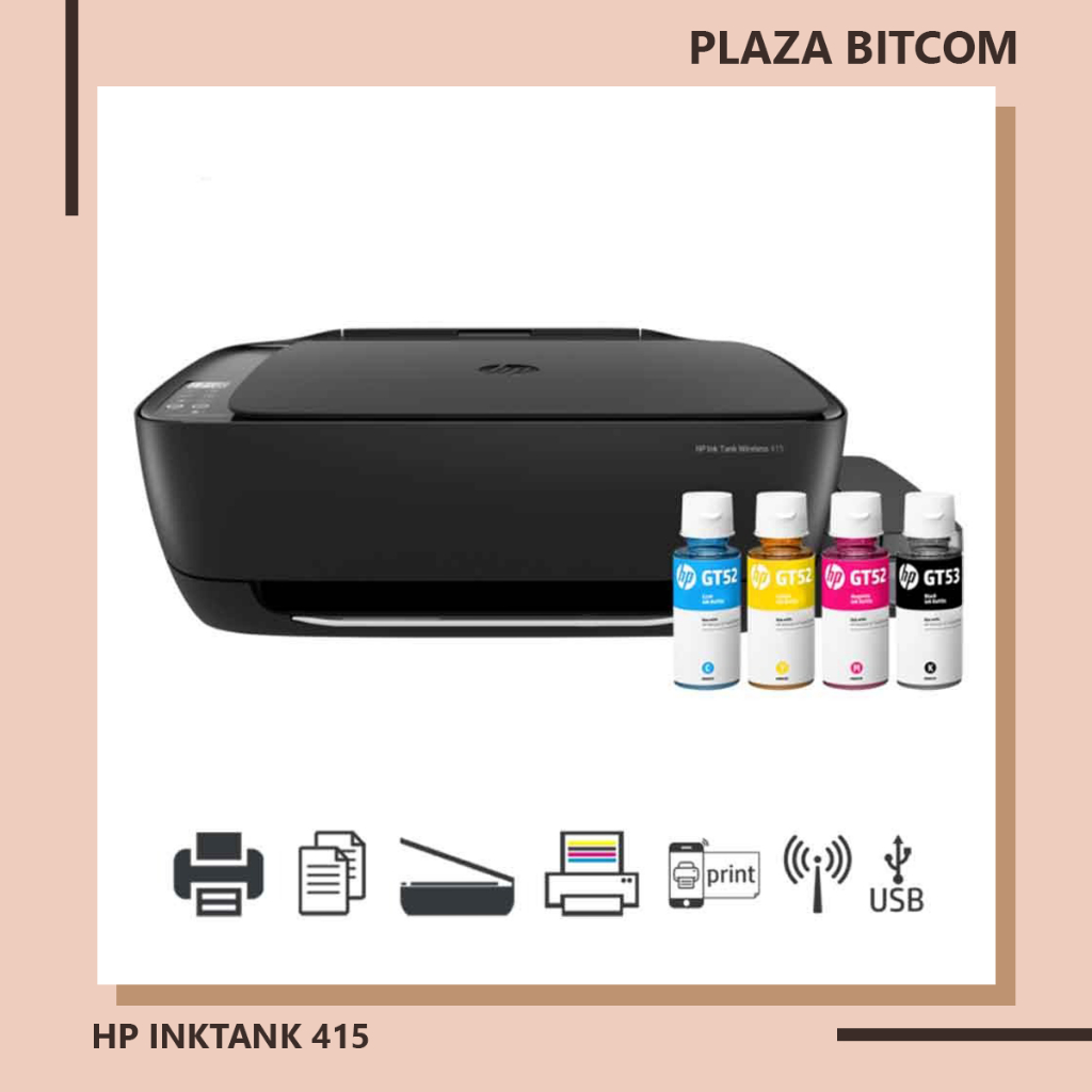 Jual Printer HP Smart Ink Tank Print Scan Copy Wireless 415 ORIGINAL ...