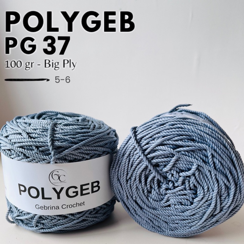 Jual Benang Rajut Polygeb Big Ply (D30) Gebrina Crochet (PART 1 ...