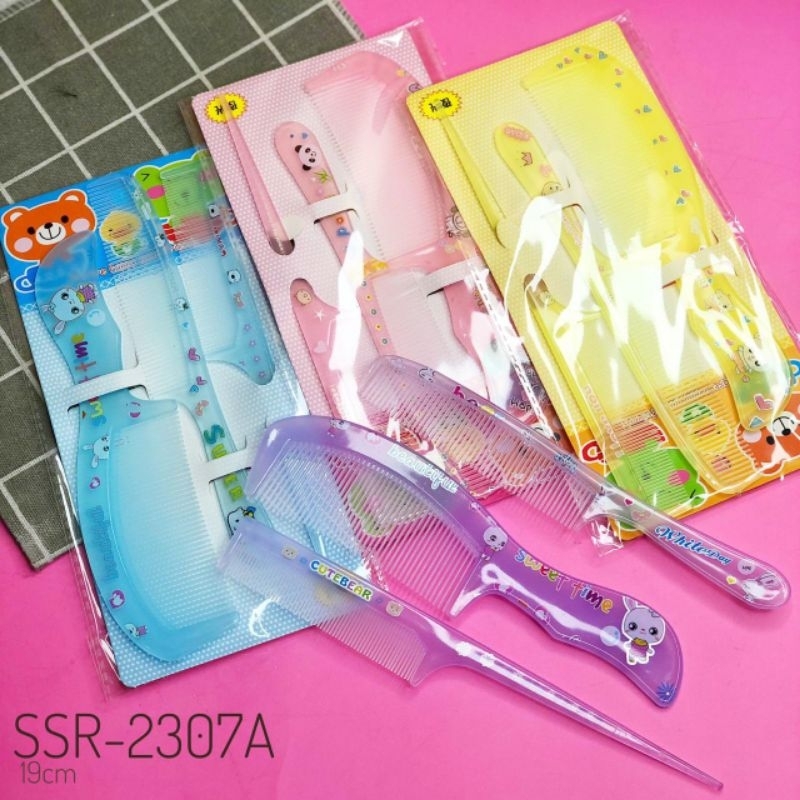 Jual Sisir Isi 3 Pcs / Sisir Set / Sisir | Shopee Indonesia