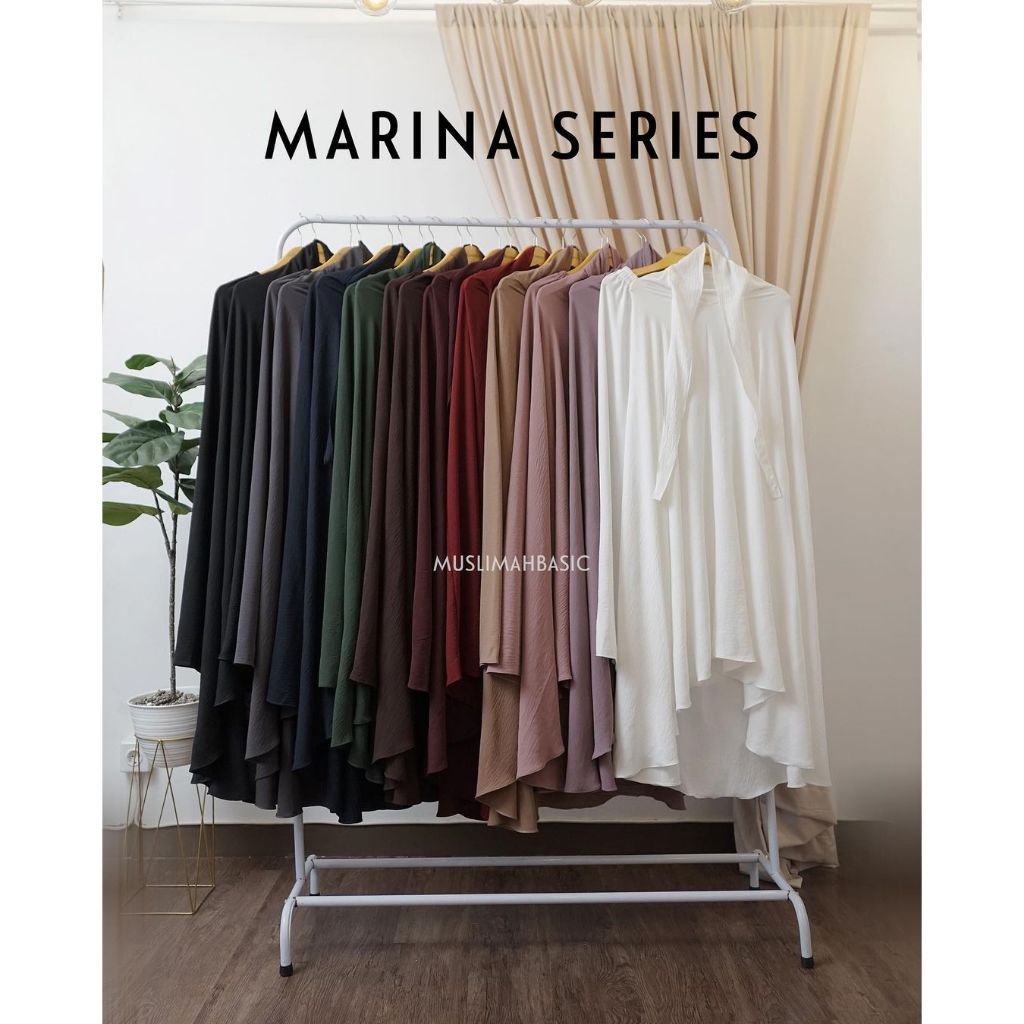 Jual MUSLIMAH BASIC - Marina Set - Crinkle Airflow - Mukena | Shopee Indonesia