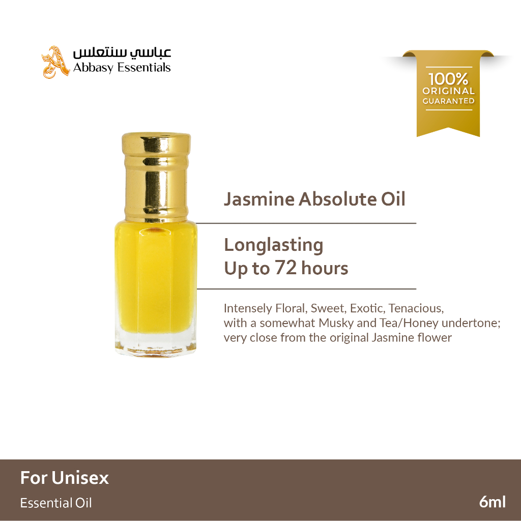 Jual Jasmine Absolute Oil 100% Pure Minyak Sulingan Melati Asli ...