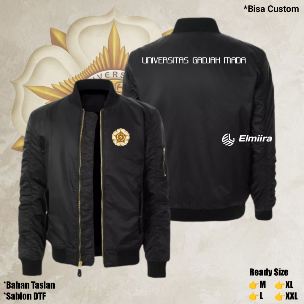 Jual Jaket UNIVERSITAS UGM Bomber | Shopee Indonesia