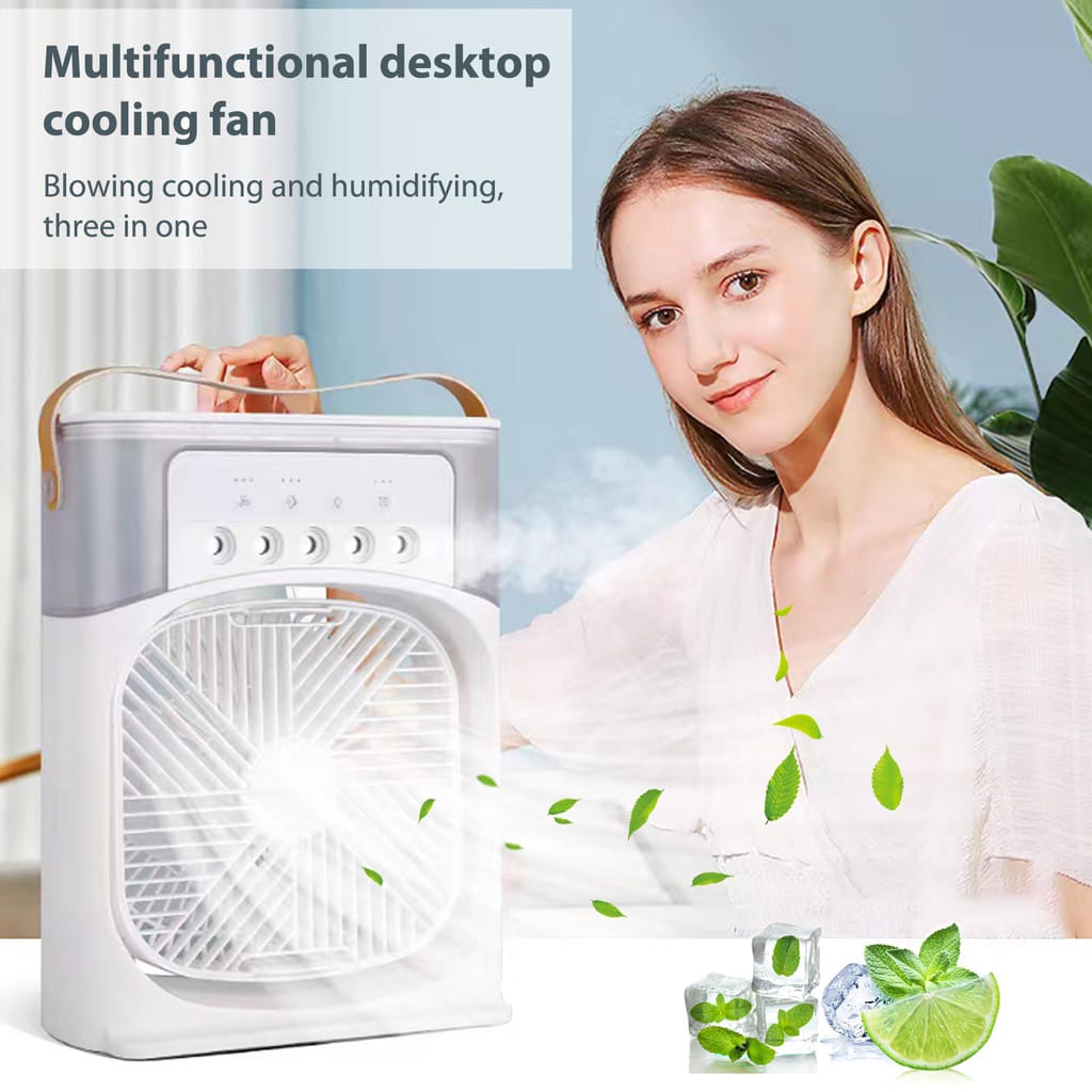 Jual Kipas AC Mini Air Cooler Fan Portable Pendingin Udara Multifungsi ...