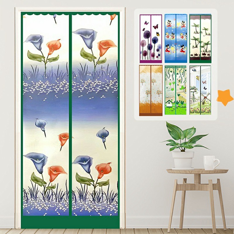 Jual Tirai Pintu Anti Nyamuk Tirai Pintu Pola Tirai Magnet Ekstra Tebal ...