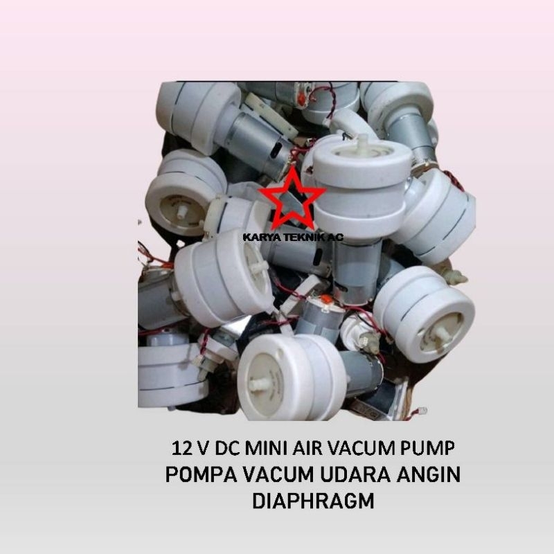 Jual 12 V DC MINI AIR VACUM PUMP POMPA VACUM UDARA ANGIN DIAPHRAGM ...