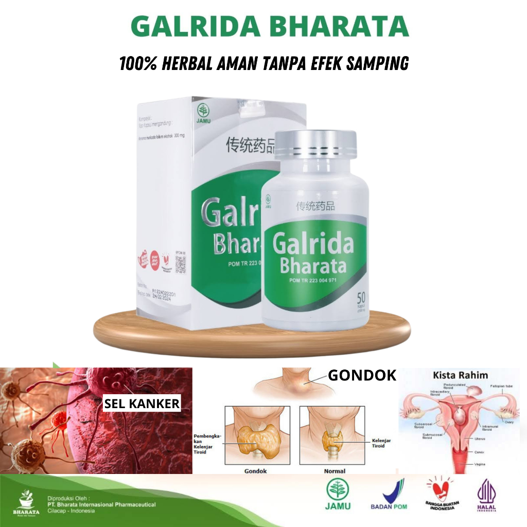Jual Obat Gondok Beracun - Obat Kanker - Kista | Galrida Bharata | Obat ...