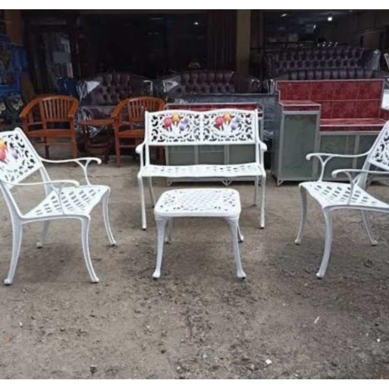 Jual KURSI TAMAN BESI KURSI TUNGGU KURSI BAR KURSI HALTE KURSI TAMU ...