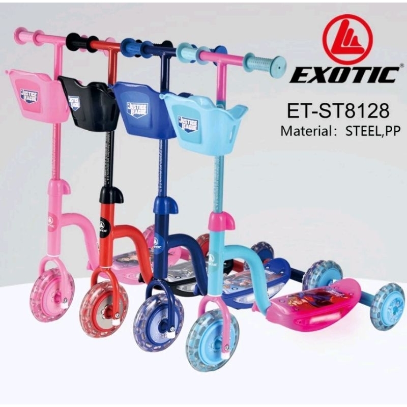 Jual Scooter Otopet Otopet Skuter Anak Exotic ST 8128 8126 | Shopee ...