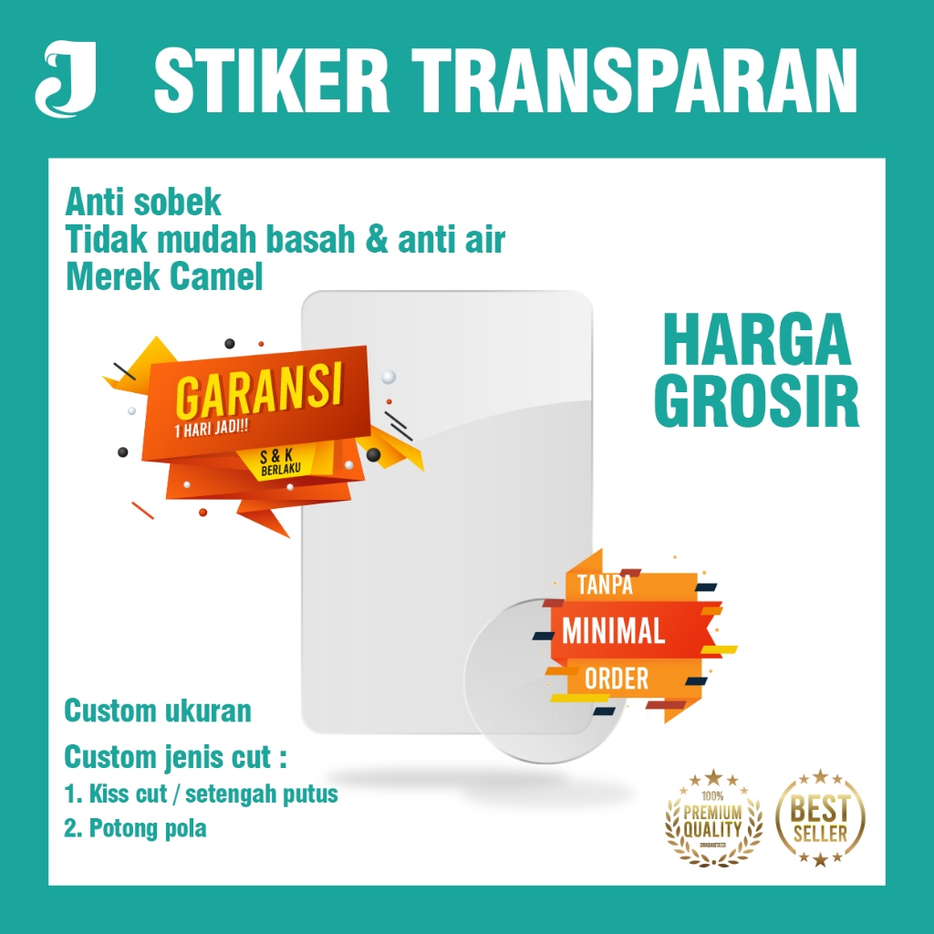 Jual CETAK STIKER TRANSPARAN A3+ | Shopee Indonesia