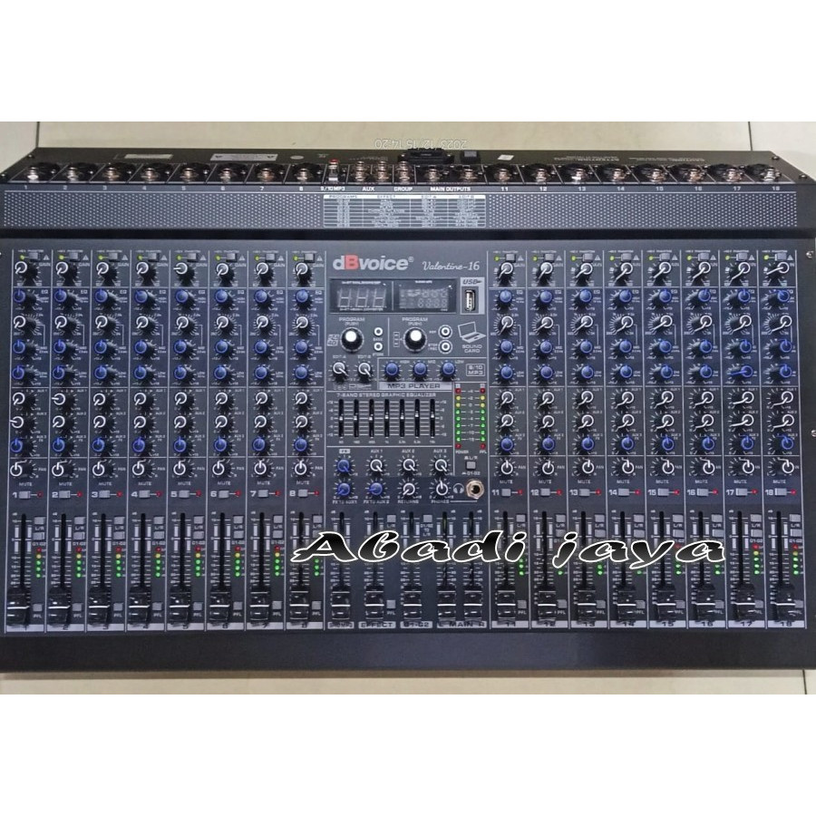 Jual Mixer dBVoice Valentine 16 - Mixer Analog dB Voice 16 Channel ...