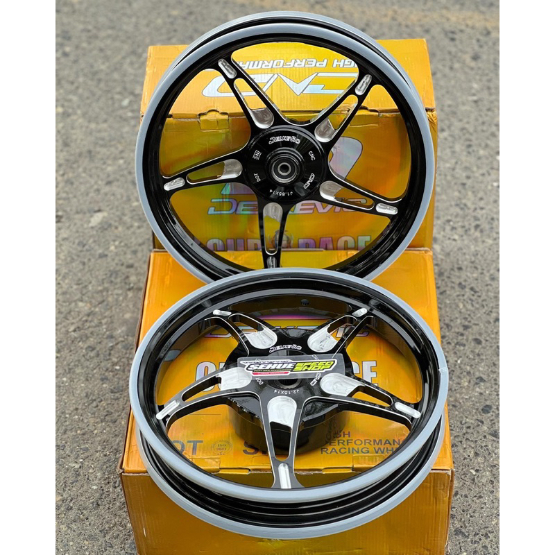 Jual Velg delkevic kspeed bintang hitam BEAT / SCOOPY / GENIO / VARIO ...