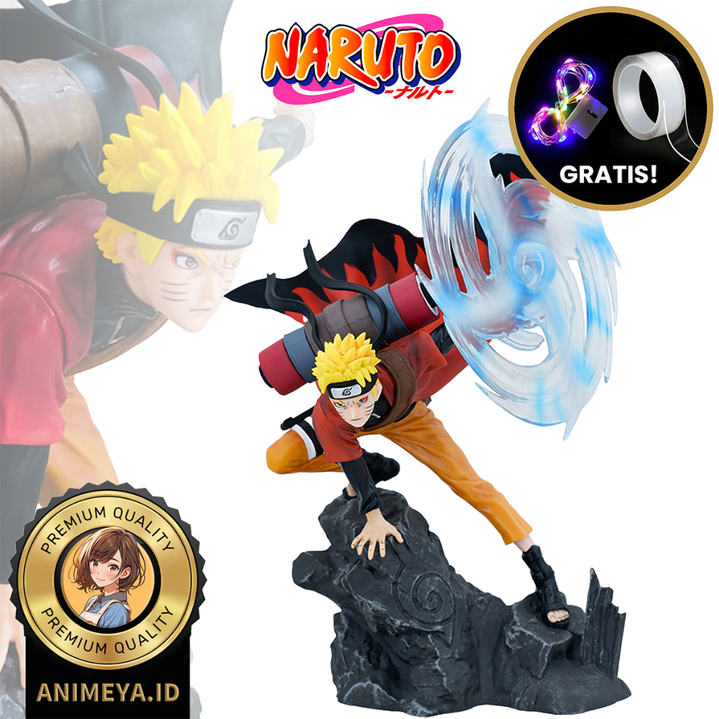 Jual ACTION FIGURE NARUTO SAGE MODE RASEN SHURIKEN RASENGAN KONOHA ...