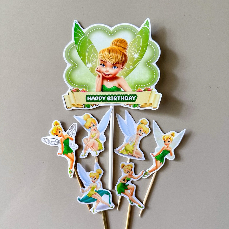 Jual TOPPER TINKERBELL / (LA-001) CAKE TOPPER TINKERBELL / TOPPER KUE ...