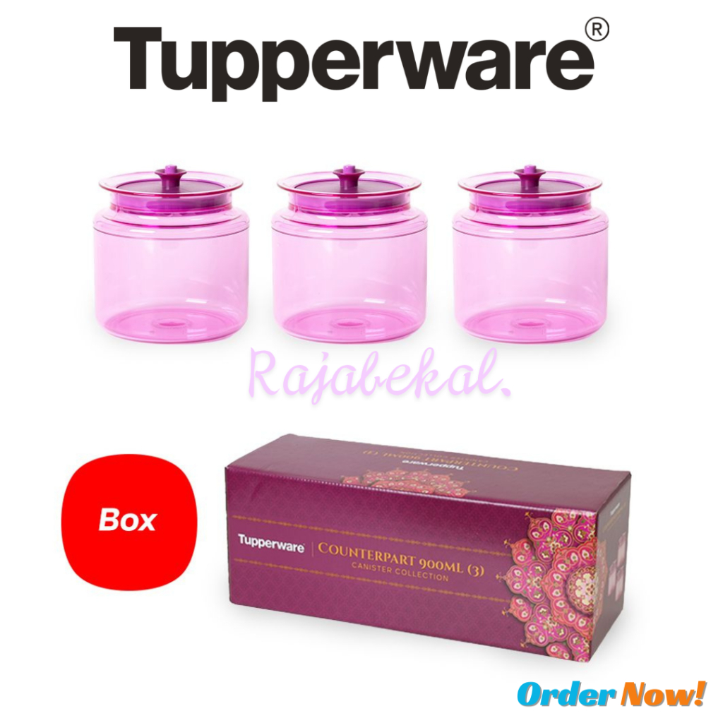 Jual PROMO Tupperware Advanced Counterpart 3pcs // Counterpart 900ml 3pcs // Counterpart 900ml ...