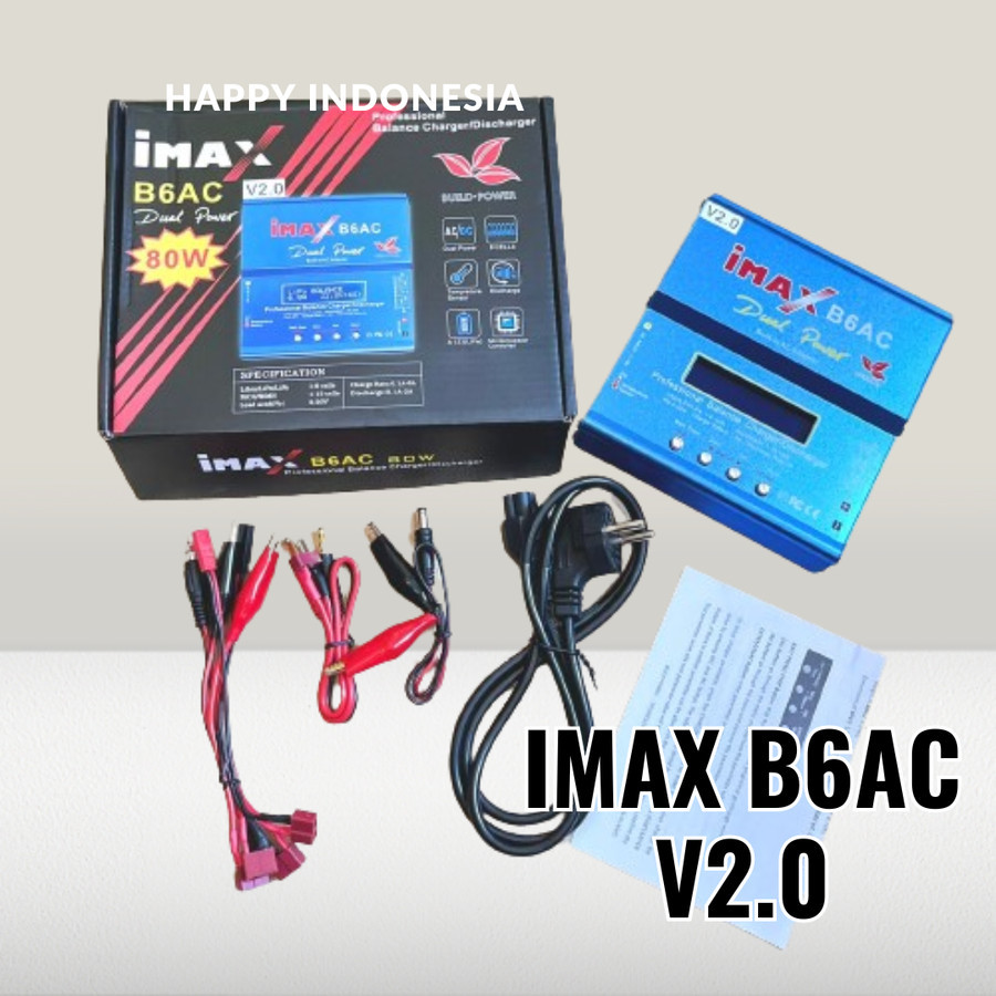Jual IMAX B6AC B6-AC 80W Fast Balance Charger / Discharger 1-6 Cells ...