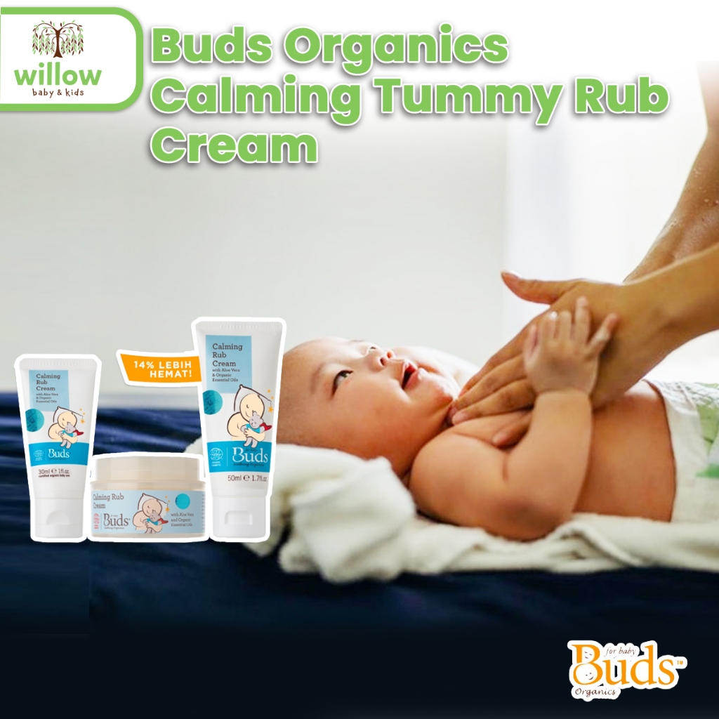 Jual Cream Bayi - Buds Organics Calming Tummy Rub Cream | Shopee Indonesia