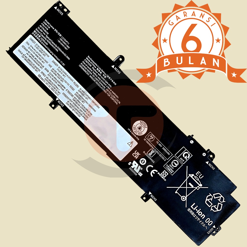 Jual Baterai Untuk Lenovo ThinkPad T14 P14s 3rd Gen 2022 L21D4P71 ...