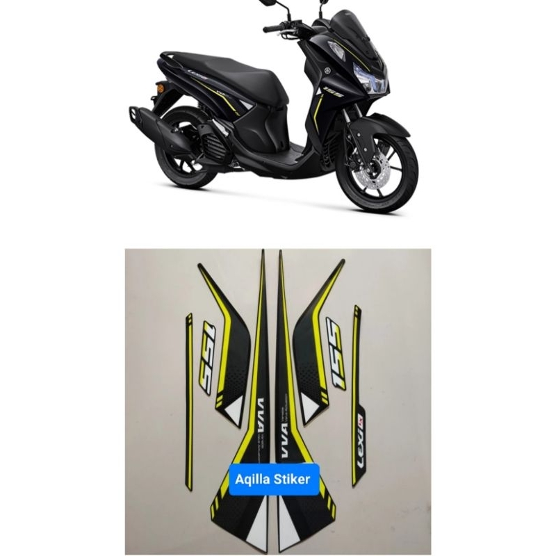 Jual Striping Sticker Lis les decal polet orian standar motor Yamaha ...