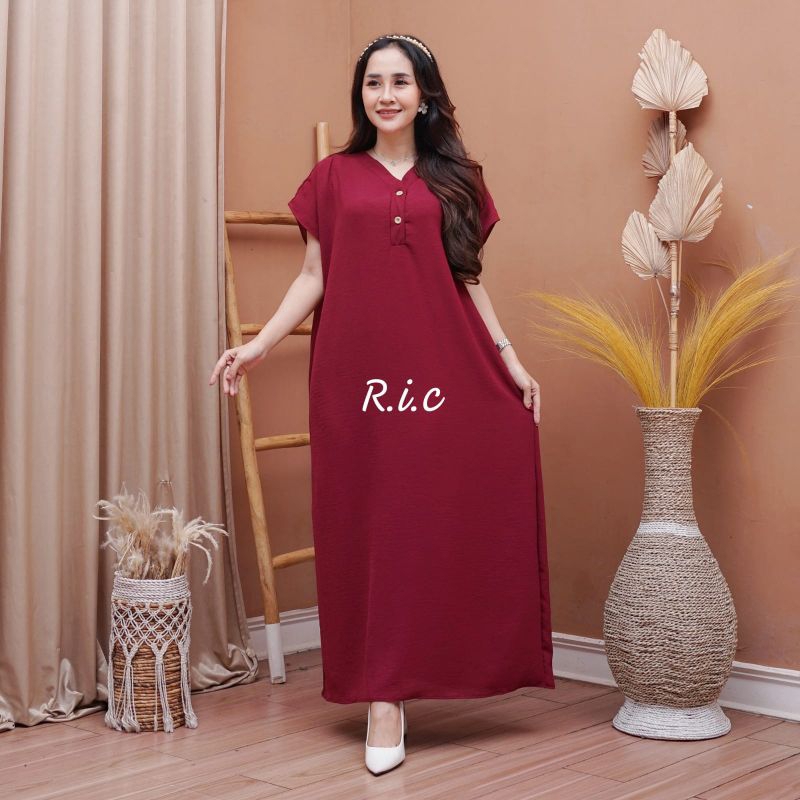 Jual Daster busui kringkel jumbo LD 120 Dress panjang semata kaki cringkel airflow premium ...