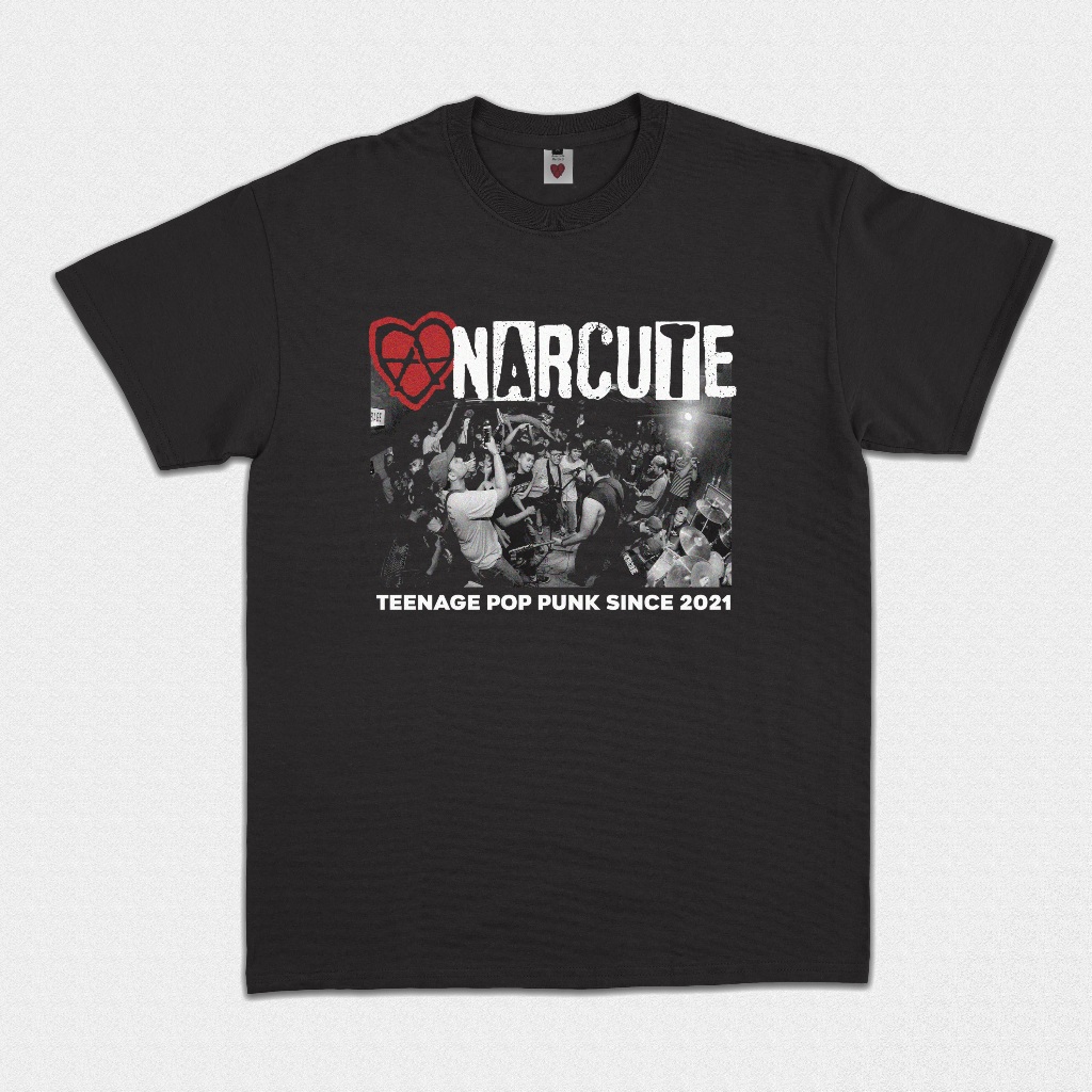 Jual Merchandise Anarcute T-Shirt Live Gigs | Kaos Band Pop Punk Pria ...