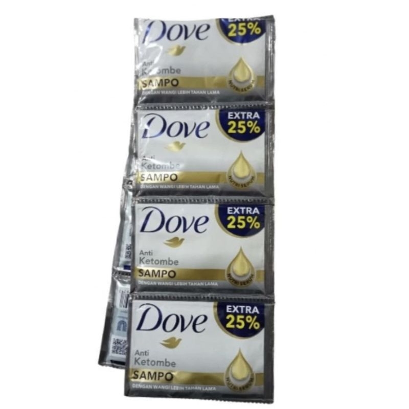 Jual DOVE SHAMPO SACHET RENCENG 8 Ml X 12 | Shopee Indonesia