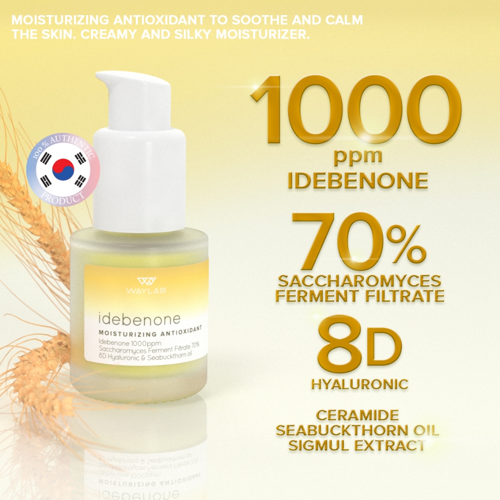 Jual Waylab Idebenone Moisturizing Antioxidant 20ml Saccharomyces ...