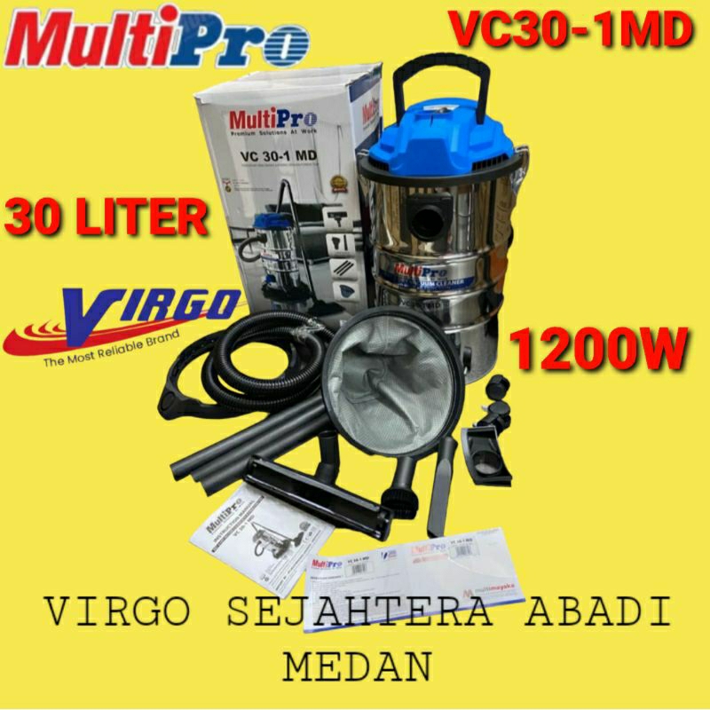 Jual MULTIPRO VC 30-1 MD VACUM VACUUM VACCUM CLEANER ALAT MESIN PENYEDOT DEBU 30 LITER 30L 30 L ...