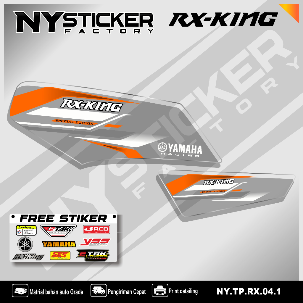 Jual Stiker Transparan RX KING Sitiker Striping decal Variasi YAMAHA RX ...