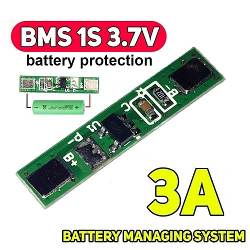 Jual Modul Papan Charger Bms 1S 3.7V 3A Pcm Battery Protection LI-ION ...
