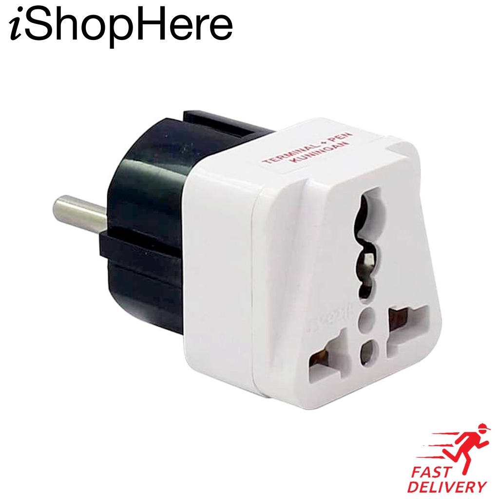 Jual Loyal Over Steker Colokan Universal Adapter EU SNI | Shopee Indonesia