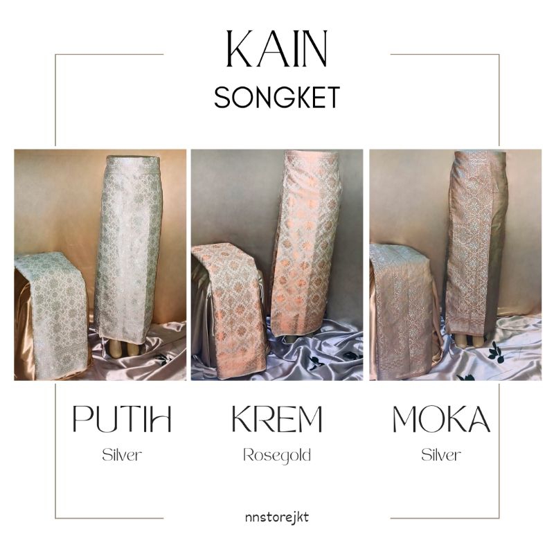 Jual Kain songket/songket tradisional modern/songket lilit | Shopee ...