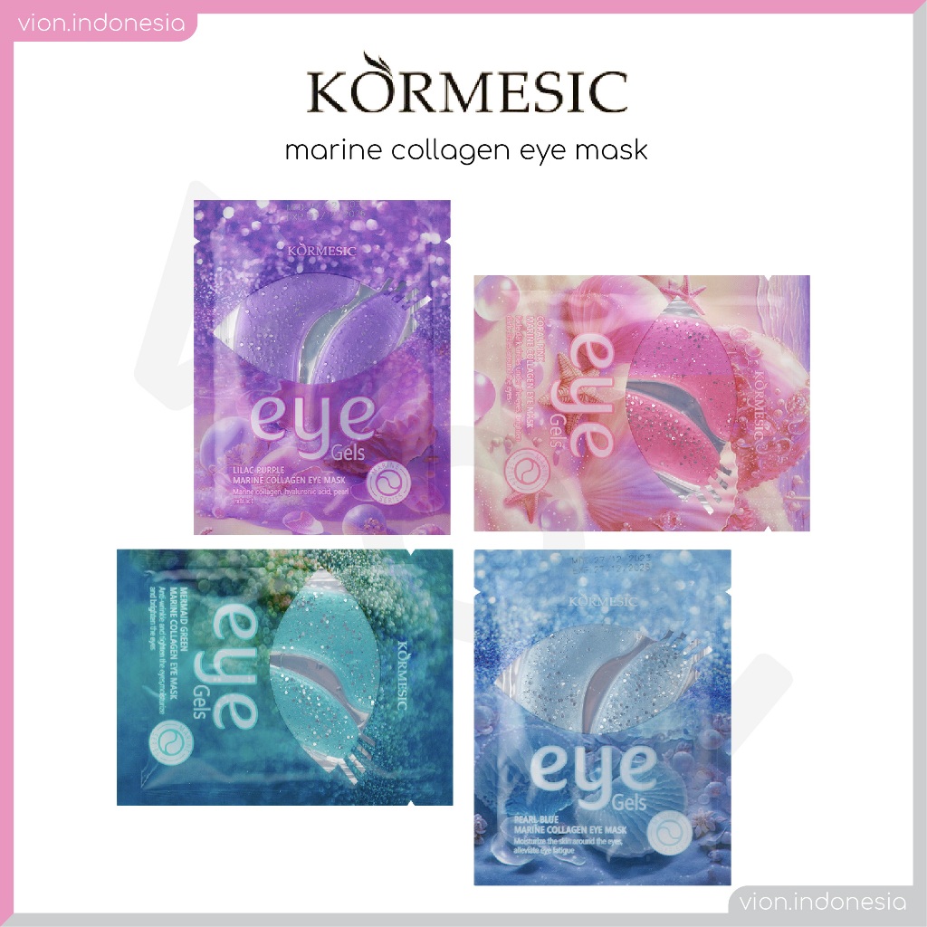 Jual PUOQUR x KORMESIC Marine Collagen Eye Mask Masker Mata Series Laut ...