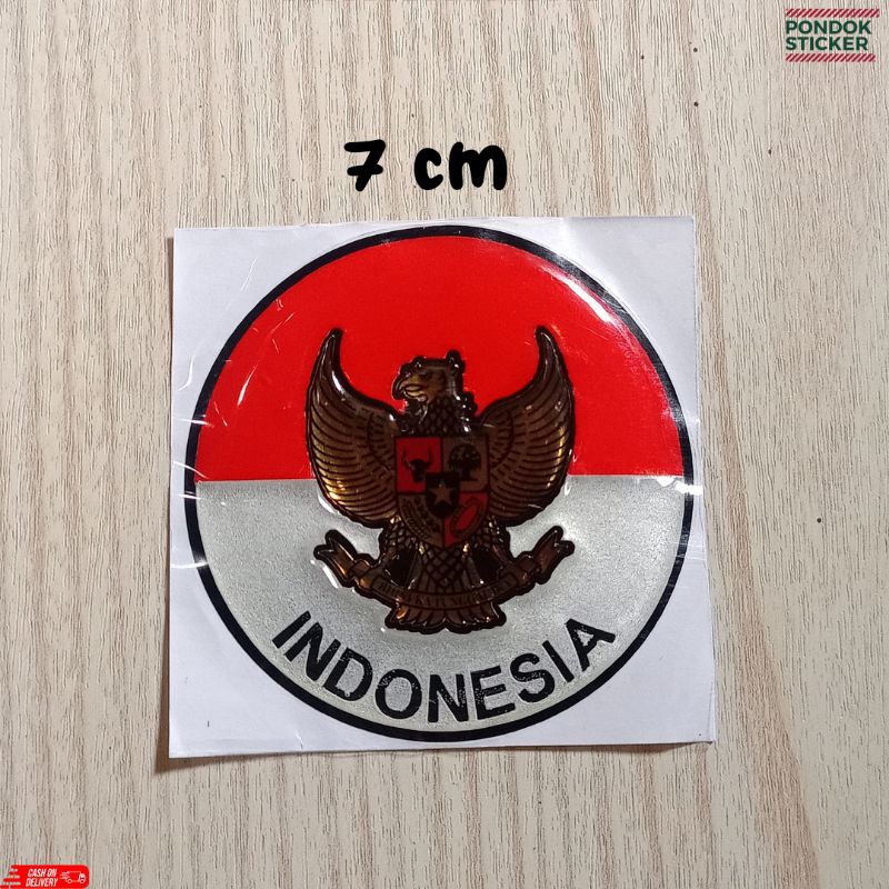 Jual Emblem timbul sticker logo burung Garuda Indonesia | Shopee Indonesia