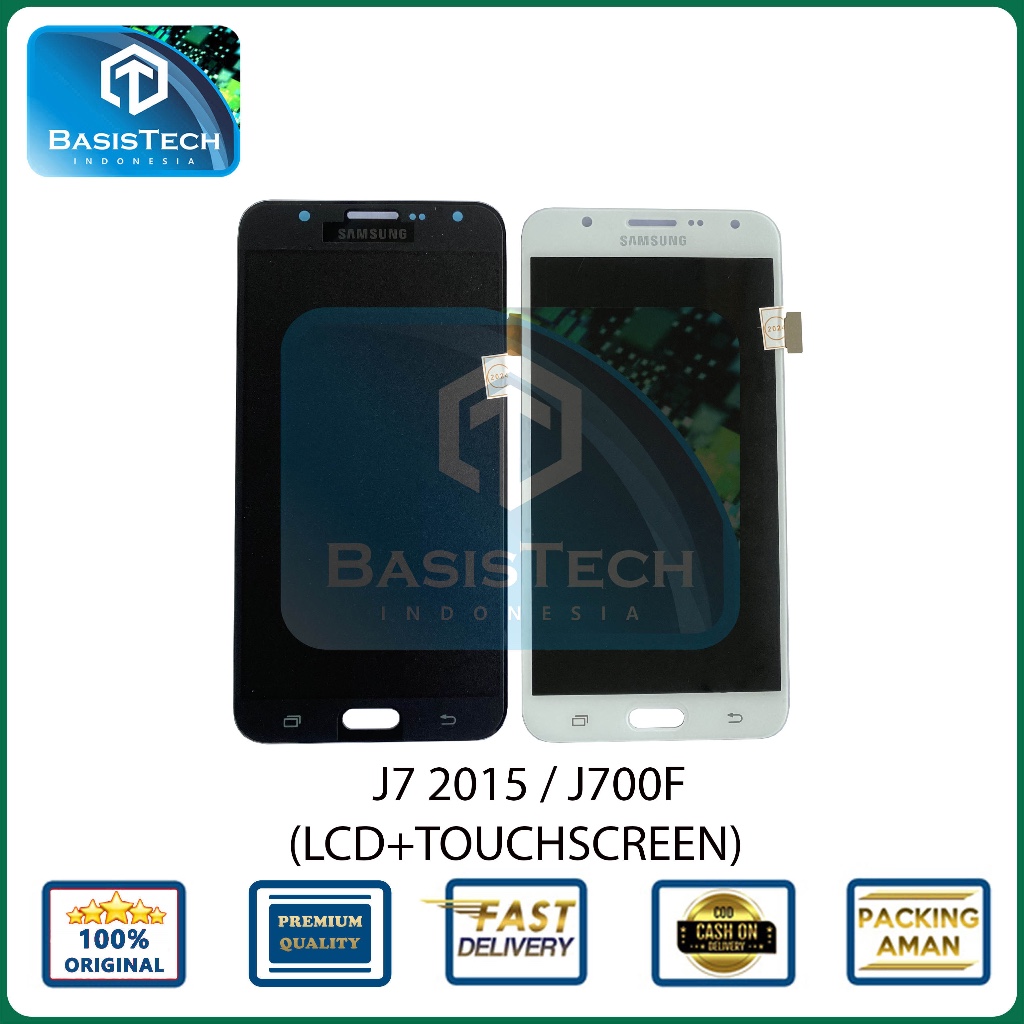 Jual LCD SAMSUNG J7 2015 J700 J700F +TOUCHSCREEN - INCELL | Shopee ...