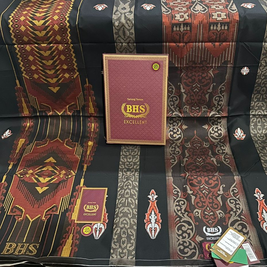 Jual Sarung BHS Excellent JACQUARD Gold Motif E58 JGO Original Full ...