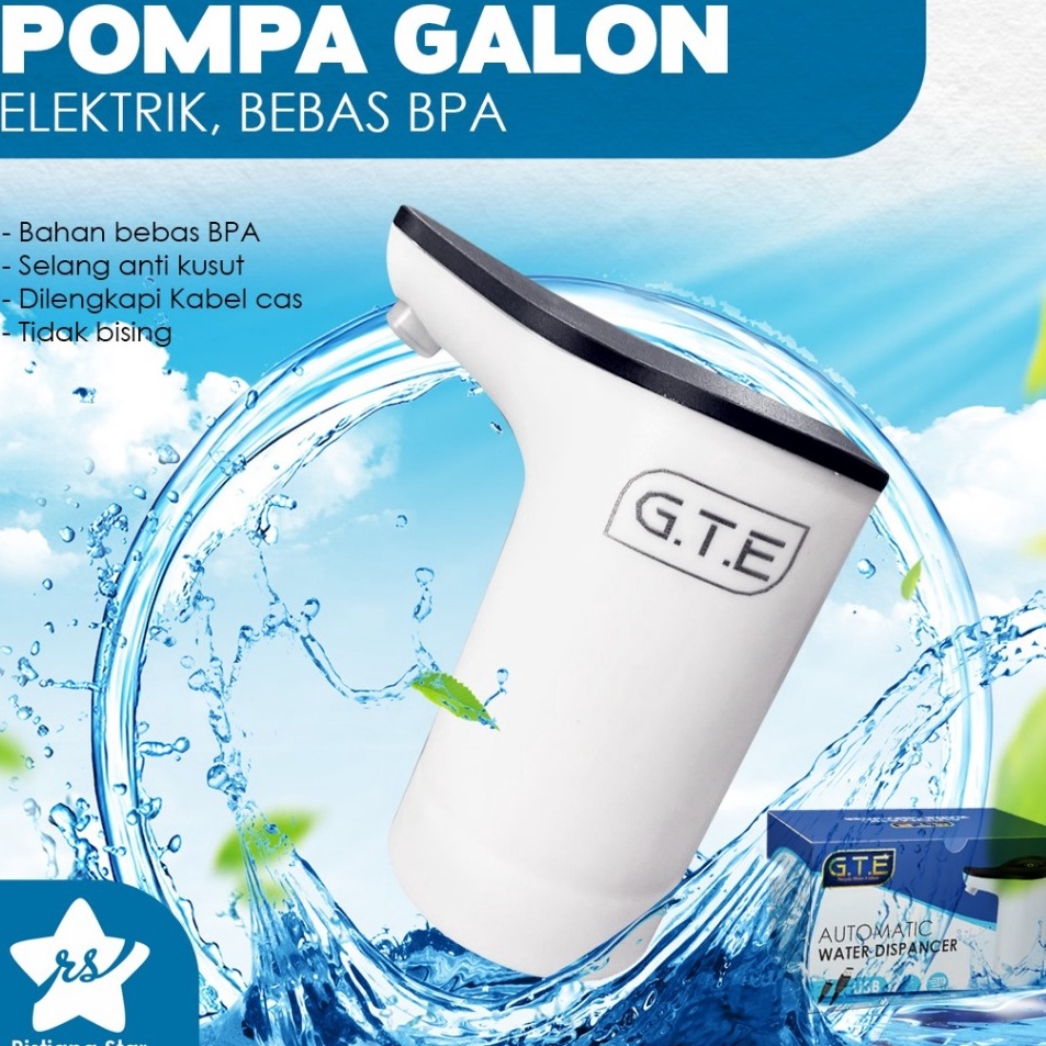 Jual Mega Max RST Pompa Galon Elektrik Dispenser Minum Galon Pompa ...