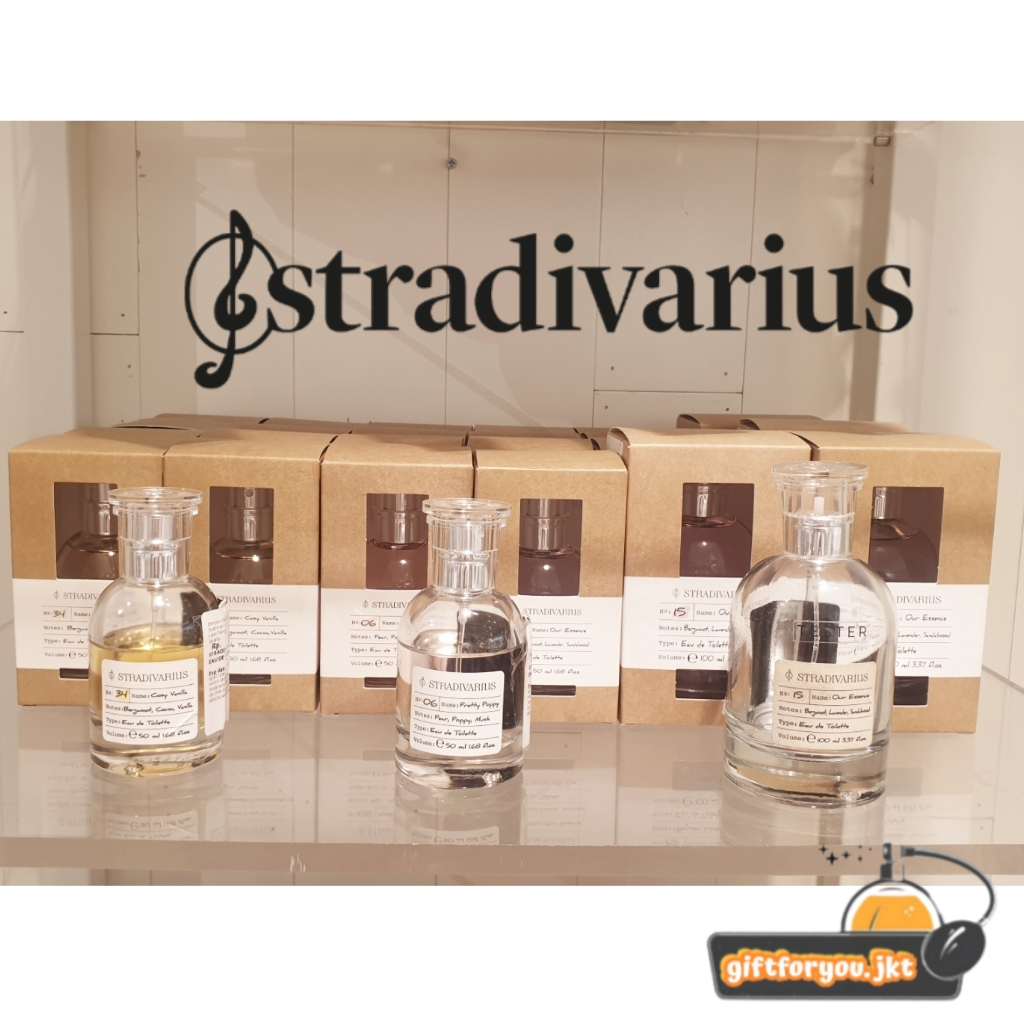 Jual Parfum Stradivarius Our Essence / Pretty Poppy / Cosy Vanilla EDT ...