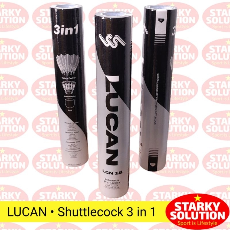 Jual Shuttlecock 3 in 1 LUCAN LCN 18 Kok Kock Badminton Bulutangkis ...