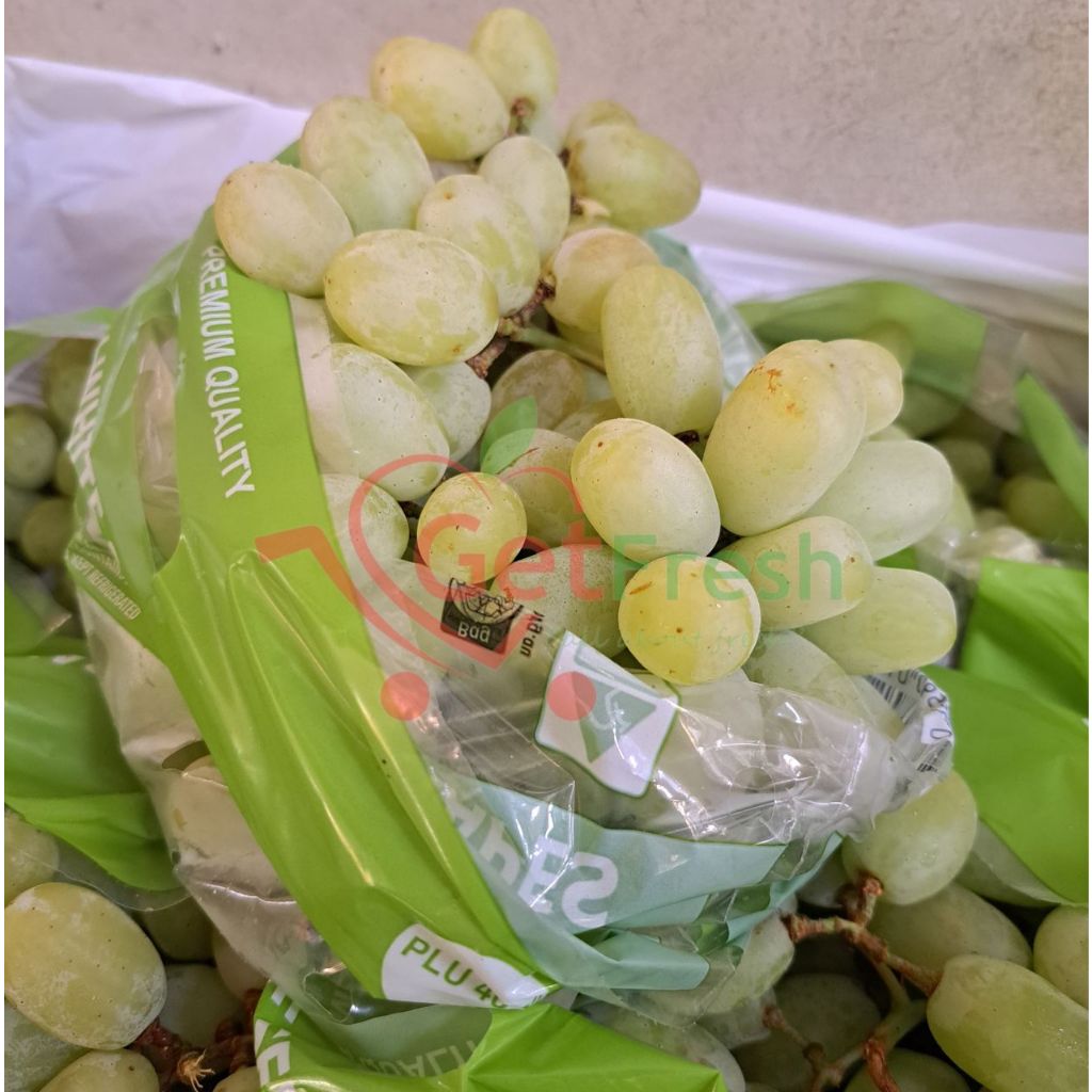 Jual Anggur Hijau Thompson Aussie SEEDLESS 8,5kg (1 DUS) | Shopee Indonesia